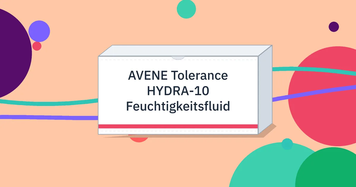 Symbolbild: Packung mit der Aufschrift AVENE Tolerance HYDRA-10 Feuchtigkeitsfluid (PZN 17557416) – Verfügbarkeit und Bezug in Apotheken in Frankfurt am Main