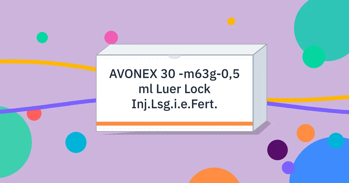 Symbolbild: Packung mit der Aufschrift AVONEX 30 -m63g-0,5 ml Luer Lock Inj.Lsg.i.e.Fert. (PZN 04682143) – Verfügbarkeit und Bezug in Apotheken in Frankfurt am Main