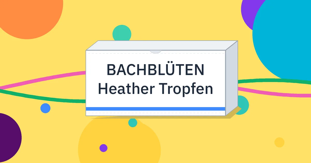 Symbolbild: Packung mit der Aufschrift BACHBLÜTEN Heather Tropfen (PZN 00059890) – Verfügbarkeit und Bezug in Apotheken in Frankfurt am Main