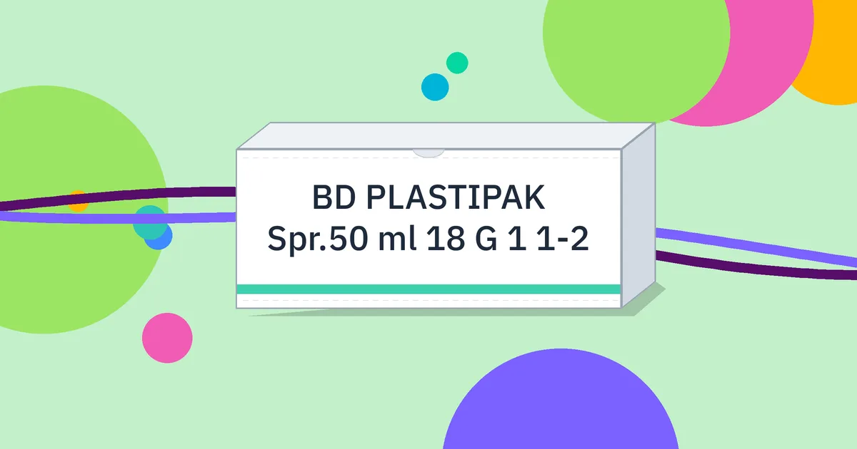 Symbolbild: Packung mit der Aufschrift BD PLASTIPAK Spr.50 ml 18 G 1 1-2 (PZN 14352642) – Verfügbarkeit und Bezug in Apotheken in Frankfurt am Main