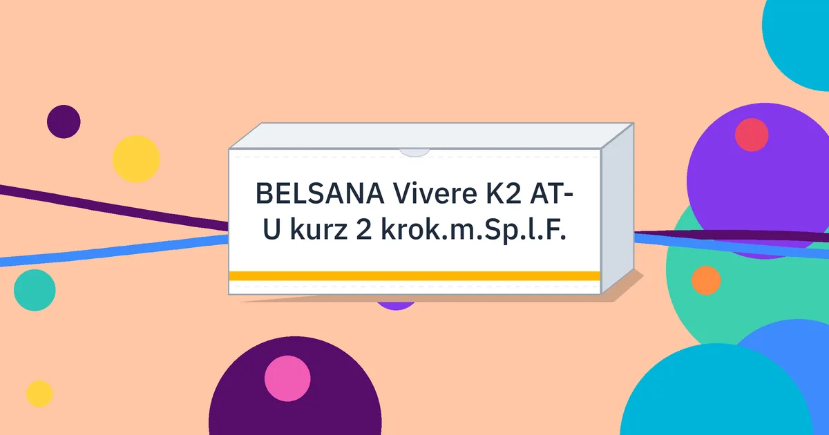 Symbolbild: Packung mit der Aufschrift BELSANA Vivere K2 AT-U kurz 2 krok.m.Sp.l.F. (PZN 08536384) – Verfügbarkeit und Bezug in Apotheken in Frankfurt am Main