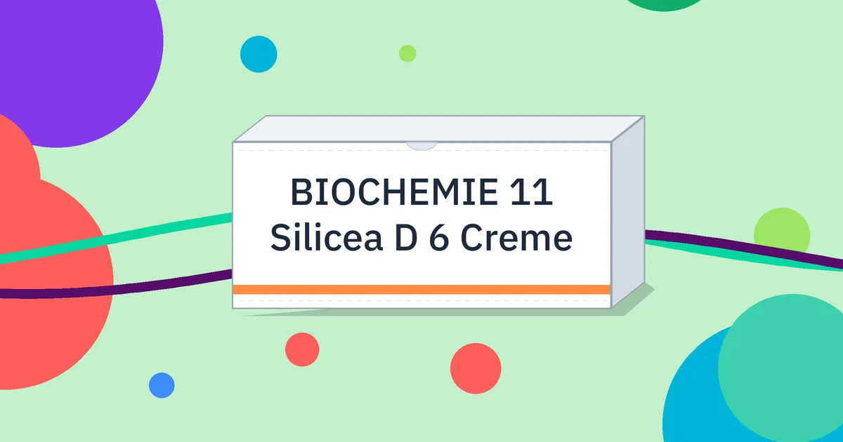Symbolbild: Packung mit der Aufschrift BIOCHEMIE 11 Silicea D 6 Creme (PZN 04535301) – Verfügbarkeit und Bezug in Apotheken in Frankfurt am Main