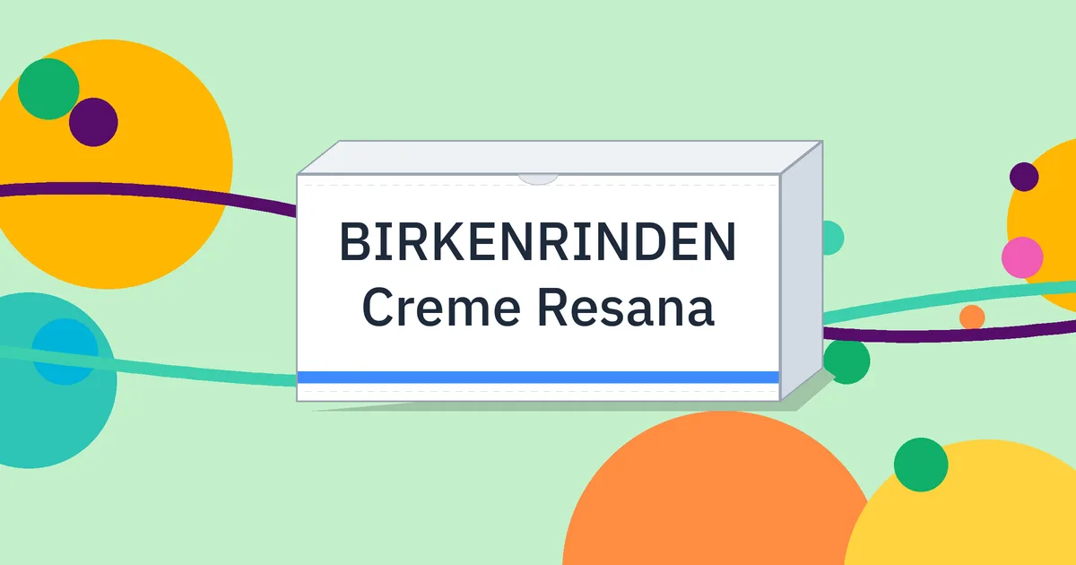 Symbolbild: Packung mit der Aufschrift BIRKENRINDEN Creme Resana (PZN 11010993) – Verfügbarkeit und Bezug in Apotheken in Frankfurt am Main