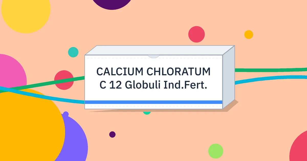 Symbolbild: Packung mit der Aufschrift CALCIUM CHLORATUM C 12 Globuli Ind.Fert. (PZN 17682245) – Verfügbarkeit und Bezug in Apotheken in Frankfurt am Main
