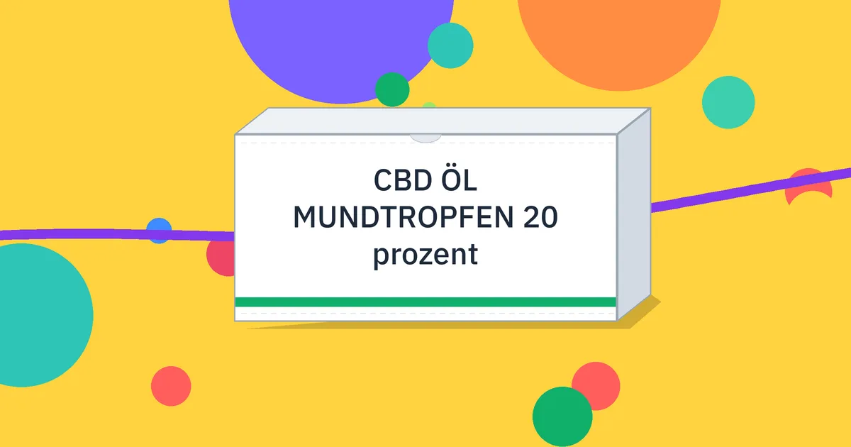 Symbolbild: Packung mit der Aufschrift CBD ÖL MUNDTROPFEN 20 prozent (PZN 18379431) – Verfügbarkeit und Bezug in Apotheken in Frankfurt am Main