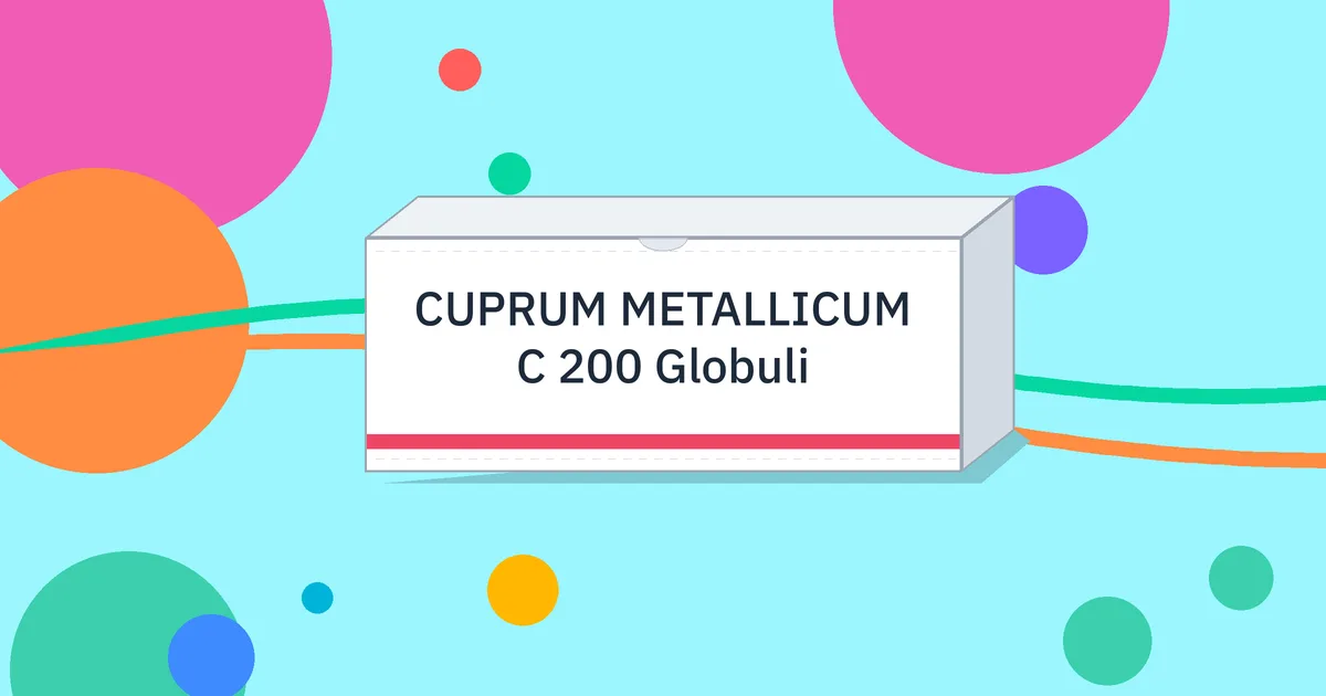 Symbolbild: Packung mit der Aufschrift CUPRUM METALLICUM C 200 Globuli (PZN 15305188) – Verfügbarkeit und Bezug in Apotheken in Frankfurt am Main