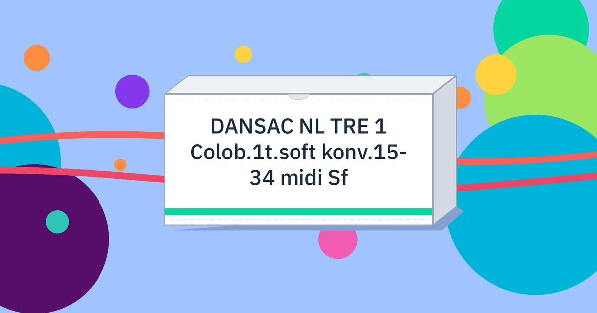 Symbolbild: Packung mit der Aufschrift DANSAC NL TRE 1 Colob.1t.soft konv.15-34 midi Sf (PZN 16197542) – Verfügbarkeit und Bezug in Apotheken in Frankfurt am Main