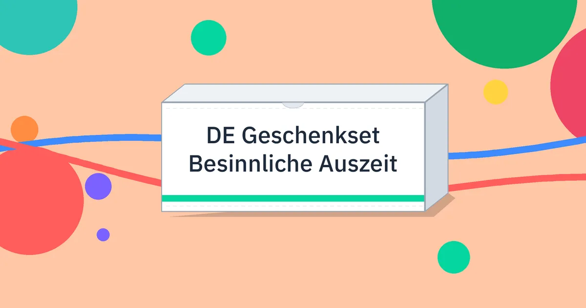 Symbolbild: Packung mit der Aufschrift DE Geschenkset Besinnliche Auszeit (PZN 19295044) – Verfügbarkeit und Bezug in Apotheken in Frankfurt am Main