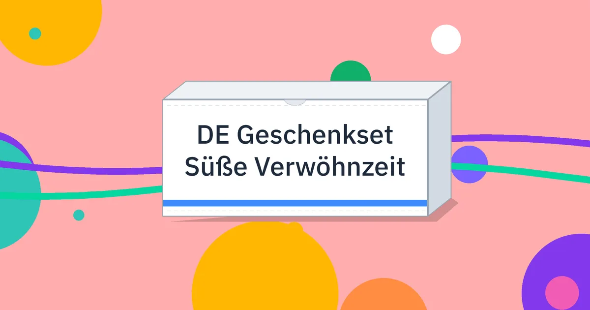 Symbolbild: Packung mit der Aufschrift DE Geschenkset Süße Verwöhnzeit (PZN 19294984) – Verfügbarkeit und Bezug in Apotheken in Frankfurt am Main
