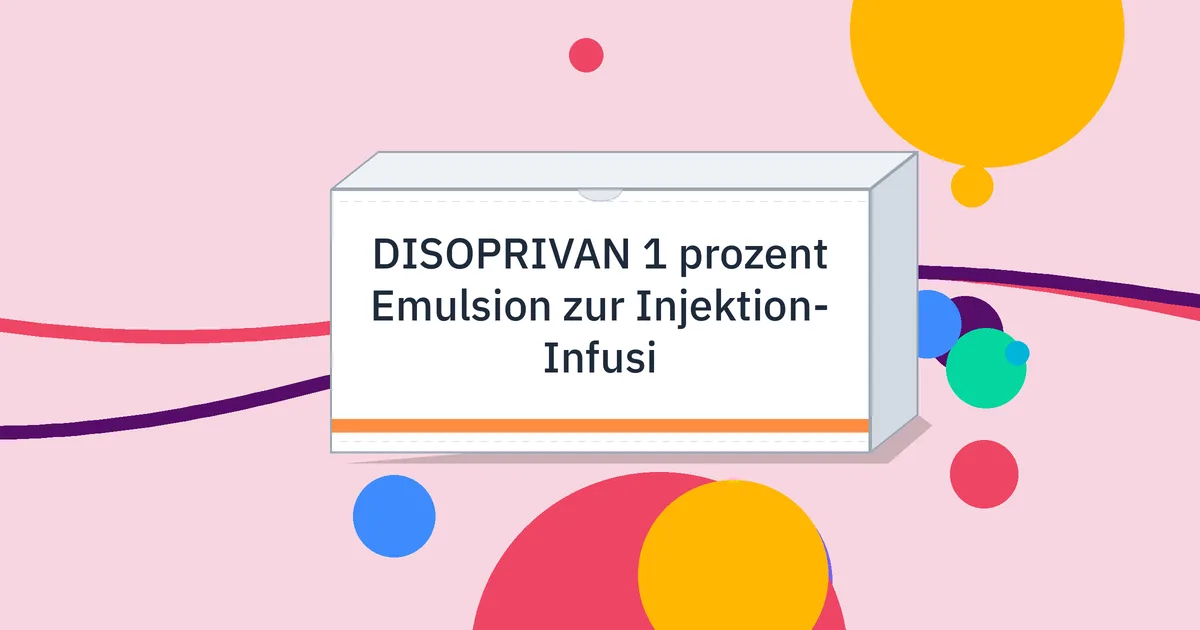 Symbolbild: Packung mit der Aufschrift DISOPRIVAN 1 prozent Emulsion zur Injektion-Infusi (PZN 18268298) – Verfügbarkeit und Bezug in Apotheken in Frankfurt am Main