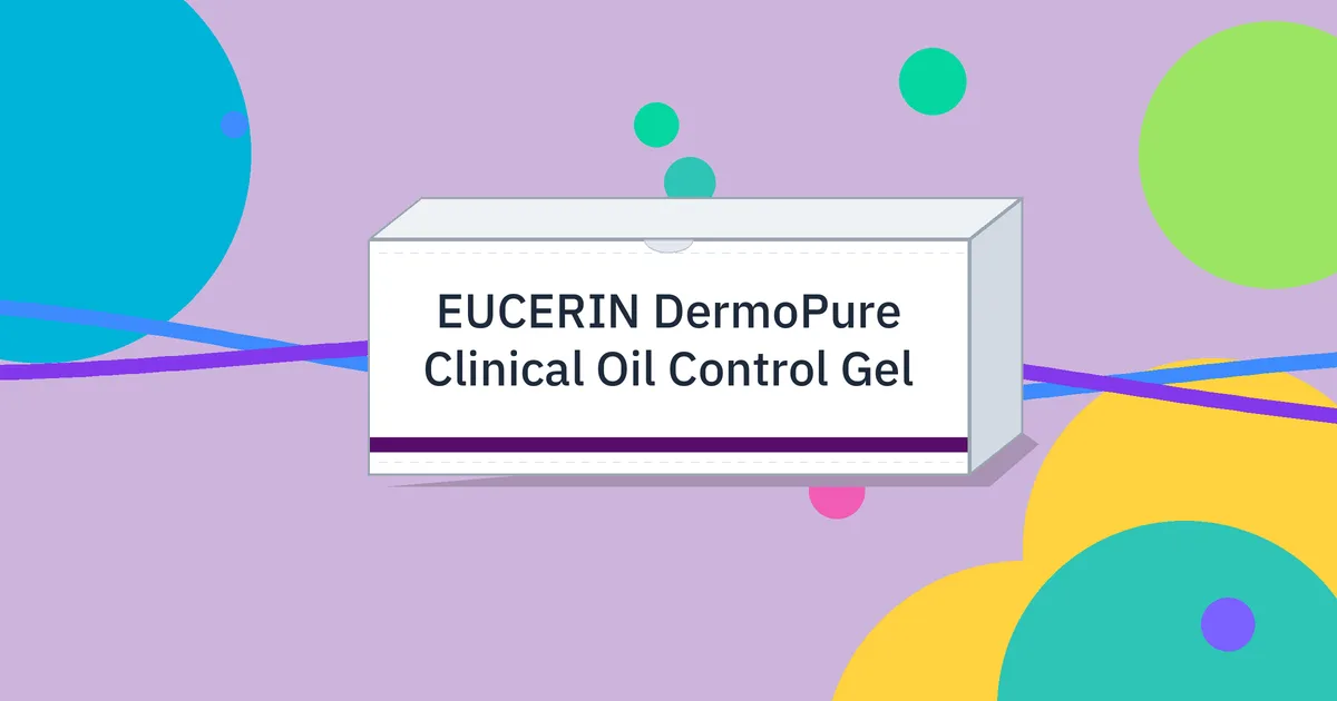 Symbolbild: Packung mit der Aufschrift EUCERIN DermoPure Clinical Oil Control Gel (PZN 20286458) – Verfügbarkeit und Bezug in Apotheken in Frankfurt am Main