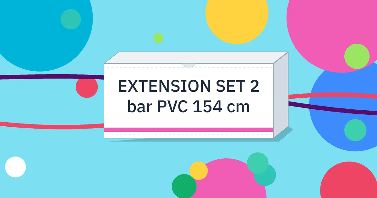 Symbolbild: Packung mit der Aufschrift EXTENSION SET 2 bar PVC 154 cm (PZN 12354476) – Verfügbarkeit und Bezug in Apotheken in Frankfurt am Main