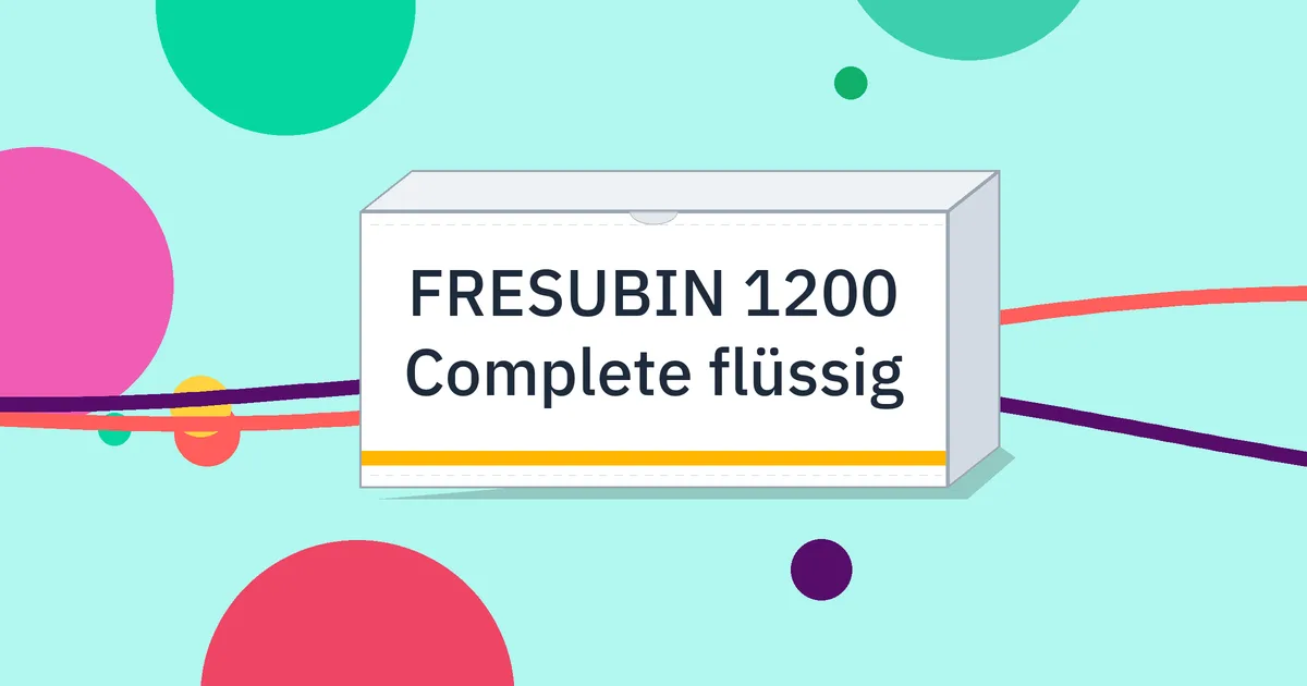 Symbolbild: Packung mit der Aufschrift FRESUBIN 1200 Complete flüssig (PZN 00809144) – Verfügbarkeit und Bezug in Apotheken in Frankfurt am Main