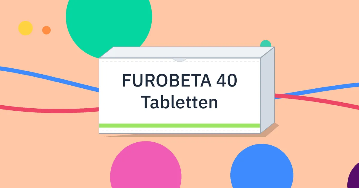 Symbolbild: Packung mit der Aufschrift FUROBETA 40 Tabletten (PZN 04990407) – Verfügbarkeit und Bezug in Apotheken in Frankfurt am Main