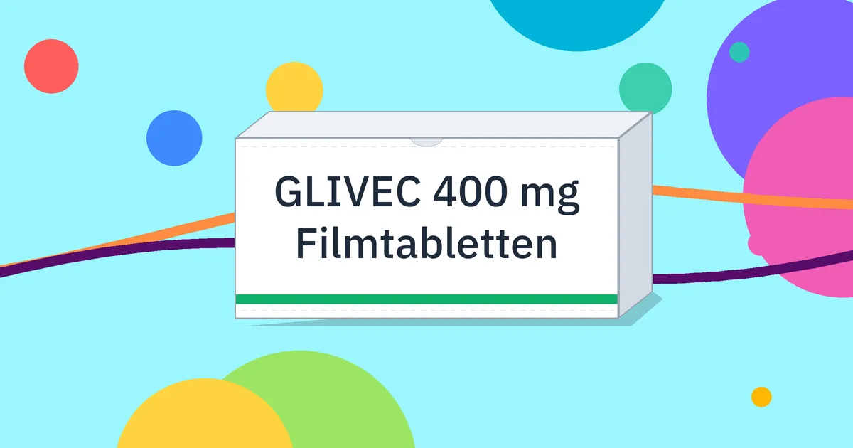Symbolbild: Packung mit der Aufschrift GLIVEC 400 mg Filmtabletten (PZN 13781909) – Verfügbarkeit und Bezug in Apotheken in Frankfurt am Main