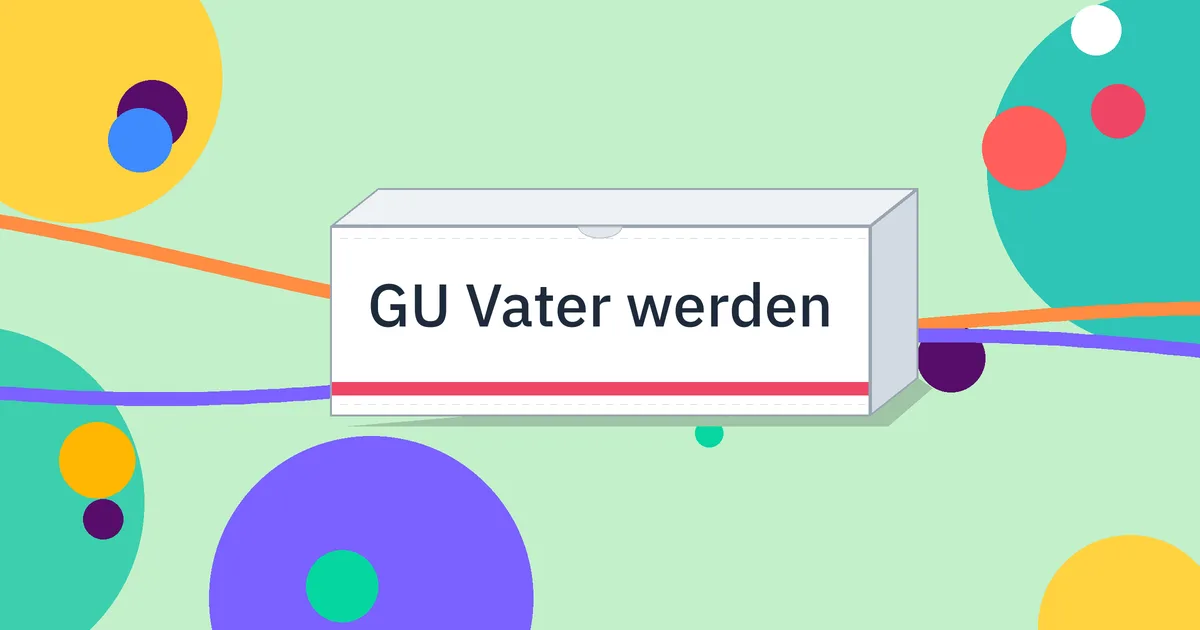 Symbolbild: Packung mit der Aufschrift GU Vater werden (PZN 17538011) – Verfügbarkeit und Bezug in Apotheken in Frankfurt am Main