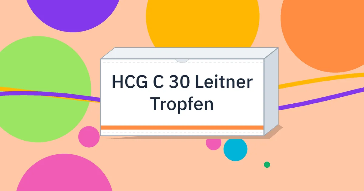 Symbolbild: Packung mit der Aufschrift HCG C 30 Leitner Tropfen (PZN 18088449) – Verfügbarkeit und Bezug in Apotheken in Frankfurt am Main