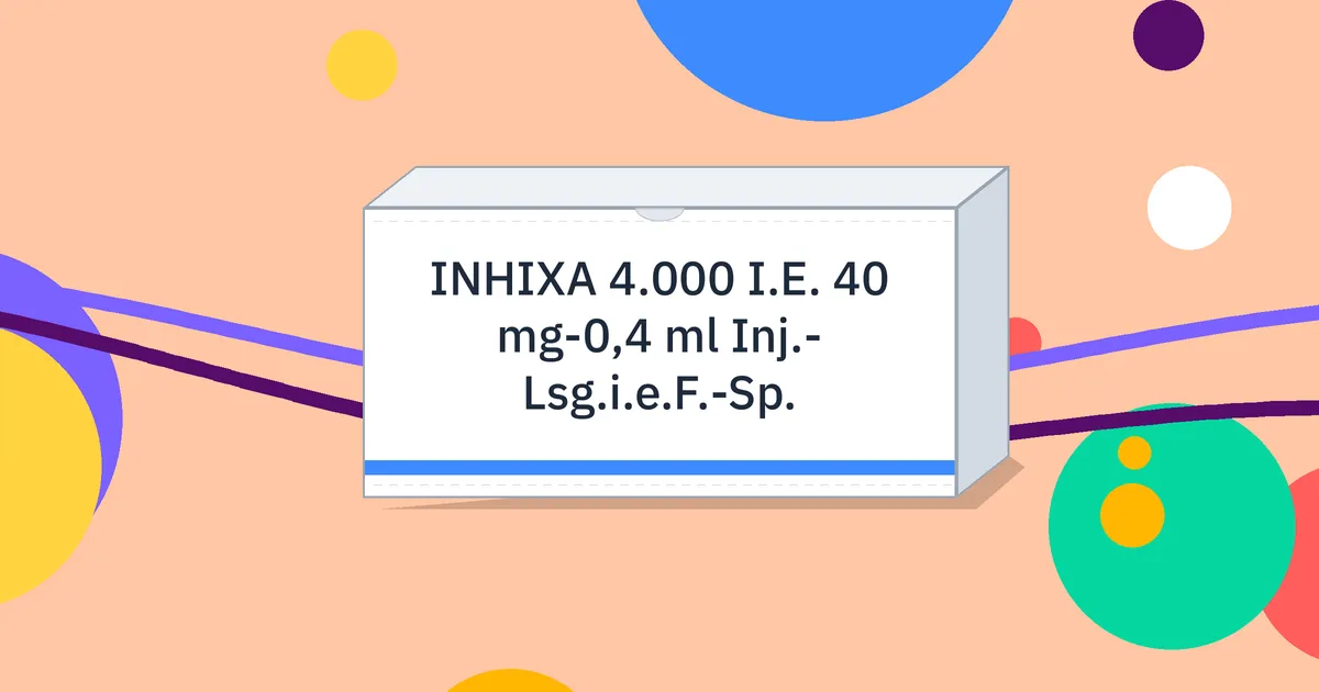 Symbolbild: Packung mit der Aufschrift INHIXA 4.000 I.E. 40 mg-0,4 ml Inj.-Lsg.i.e.F.-Sp. (PZN 18224852) – Verfügbarkeit und Bezug in Apotheken in Frankfurt am Main