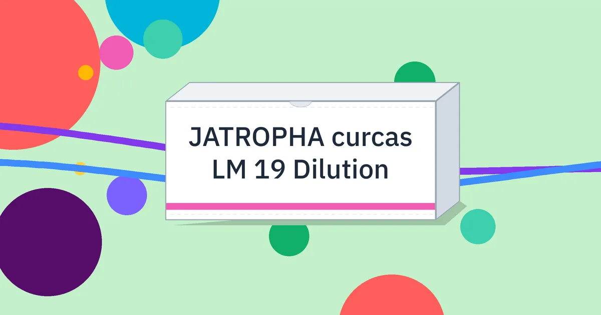 Symbolbild: Packung mit der Aufschrift JATROPHA curcas LM 19 Dilution (PZN 13562426) – Verfügbarkeit und Bezug in Apotheken in Frankfurt am Main