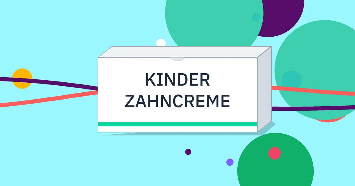Symbolbild: Packung mit der Aufschrift KINDER ZAHNCREME (PZN 09083737) – Verfügbarkeit und Bezug in Apotheken in Frankfurt am Main