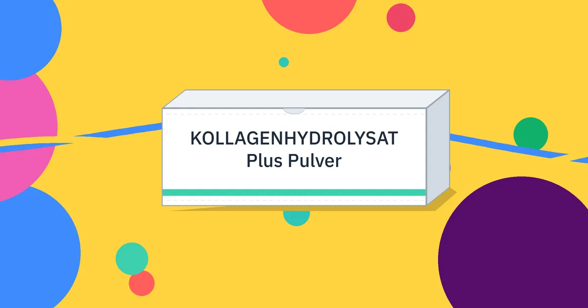 Symbolbild: Packung mit der Aufschrift KOLLAGENHYDROLYSAT Plus Pulver (PZN 20386125) – Verfügbarkeit und Bezug in Apotheken in Frankfurt am Main