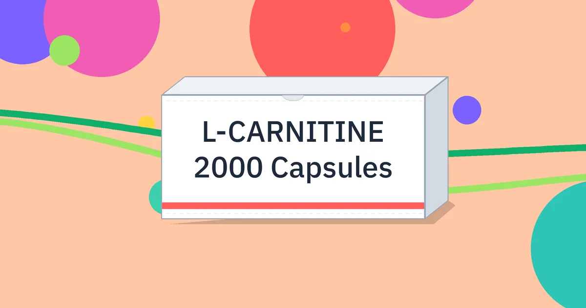 Symbolbild: Packung mit der Aufschrift L-CARNITINE 2000 Capsules (PZN 11156030) – Verfügbarkeit und Bezug in Apotheken in Frankfurt am Main