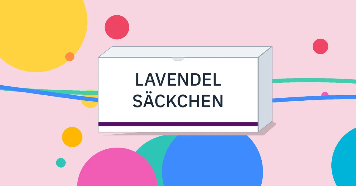 Symbolbild: Packung mit der Aufschrift LAVENDEL SÄCKCHEN (PZN 04114657) – Verfügbarkeit und Bezug in Apotheken in Frankfurt am Main