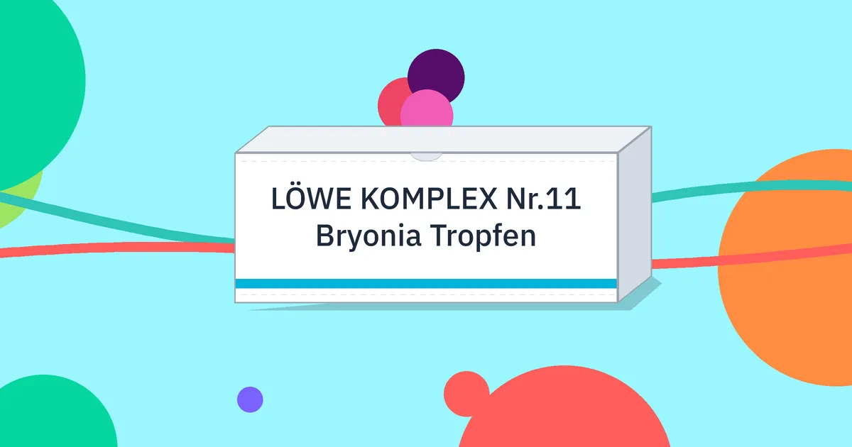 Symbolbild: Packung mit der Aufschrift LÖWE KOMPLEX Nr.11 Bryonia Tropfen (PZN 04923871) – Verfügbarkeit und Bezug in Apotheken in Frankfurt am Main