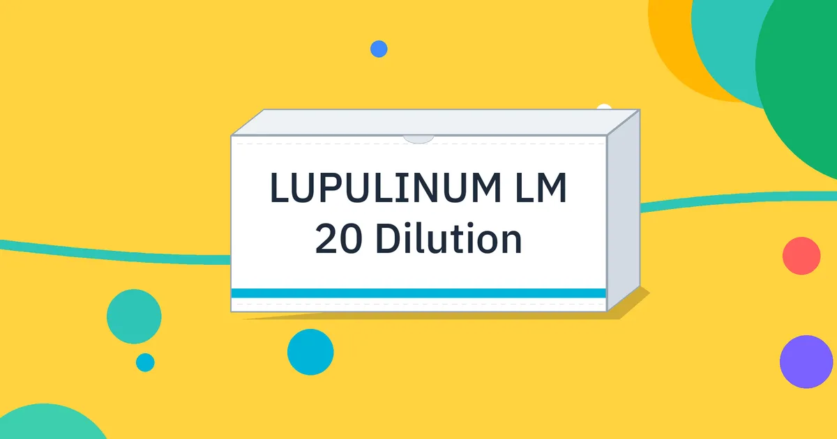 Symbolbild: Packung mit der Aufschrift LUPULINUM LM 20 Dilution (PZN 13536736) – Verfügbarkeit und Bezug in Apotheken in Frankfurt am Main