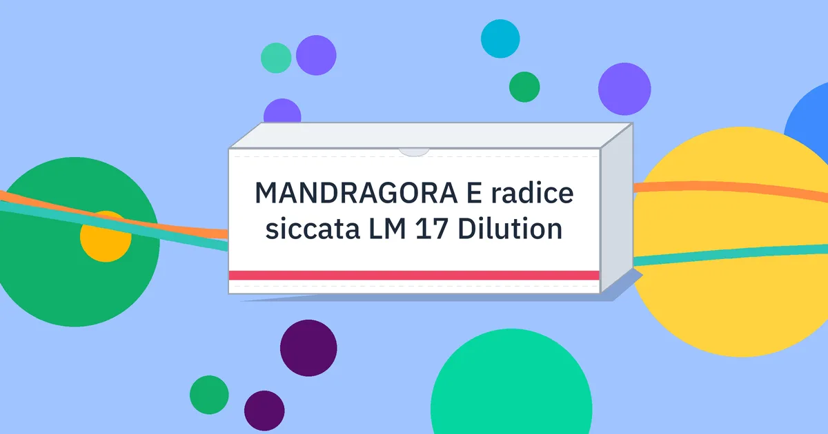 Symbolbild: Packung mit der Aufschrift MANDRAGORA E radice siccata LM 17 Dilution (PZN 13600552) – Verfügbarkeit und Bezug in Apotheken in Frankfurt am Main