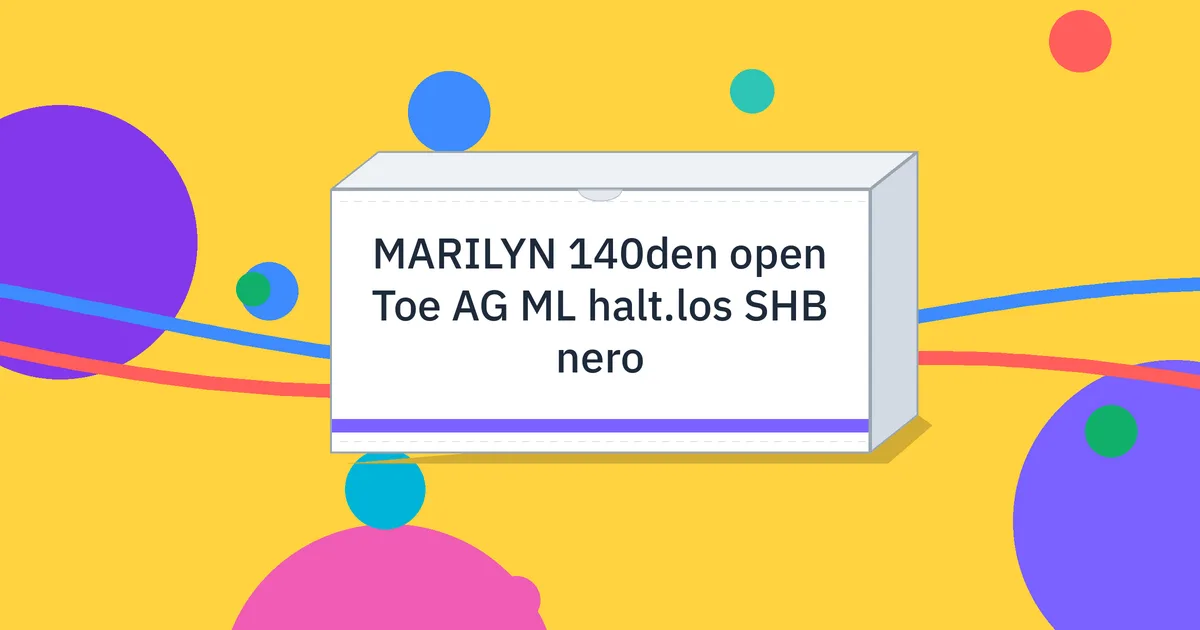 Symbolbild: Packung mit der Aufschrift MARILYN 140den open Toe AG ML halt.los SHB nero (PZN 16187816) – Verfügbarkeit und Bezug in Apotheken in Frankfurt am Main