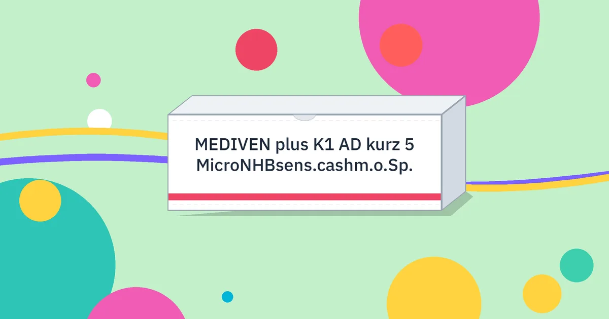 Symbolbild: Packung mit der Aufschrift MEDIVEN plus K1 AD kurz 5 MicroNHBsens.cashm.o.Sp. (PZN 15906516) – Verfügbarkeit und Bezug in Apotheken in Frankfurt am Main