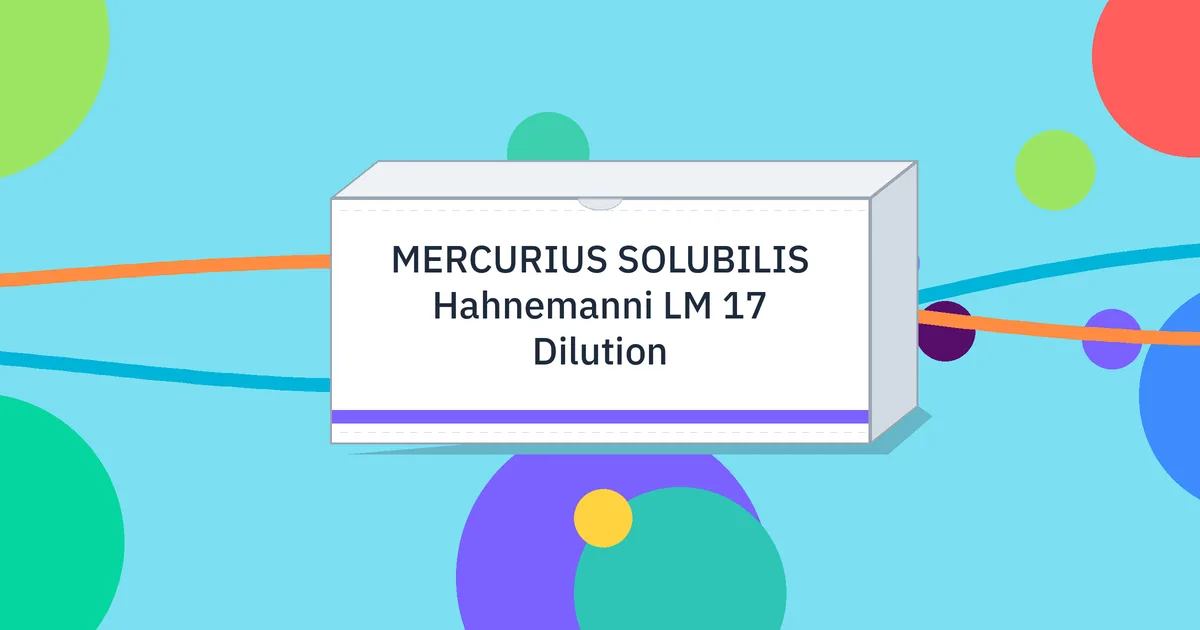Symbolbild: Packung mit der Aufschrift MERCURIUS SOLUBILIS Hahnemanni LM 17 Dilution (PZN 12954130) – Verfügbarkeit und Bezug in Apotheken in Frankfurt am Main