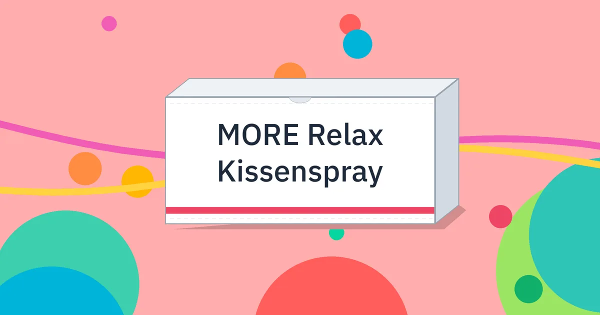 Symbolbild: Packung mit der Aufschrift MORE Relax Kissenspray (PZN 18131808) – Verfügbarkeit und Bezug in Apotheken in Frankfurt am Main