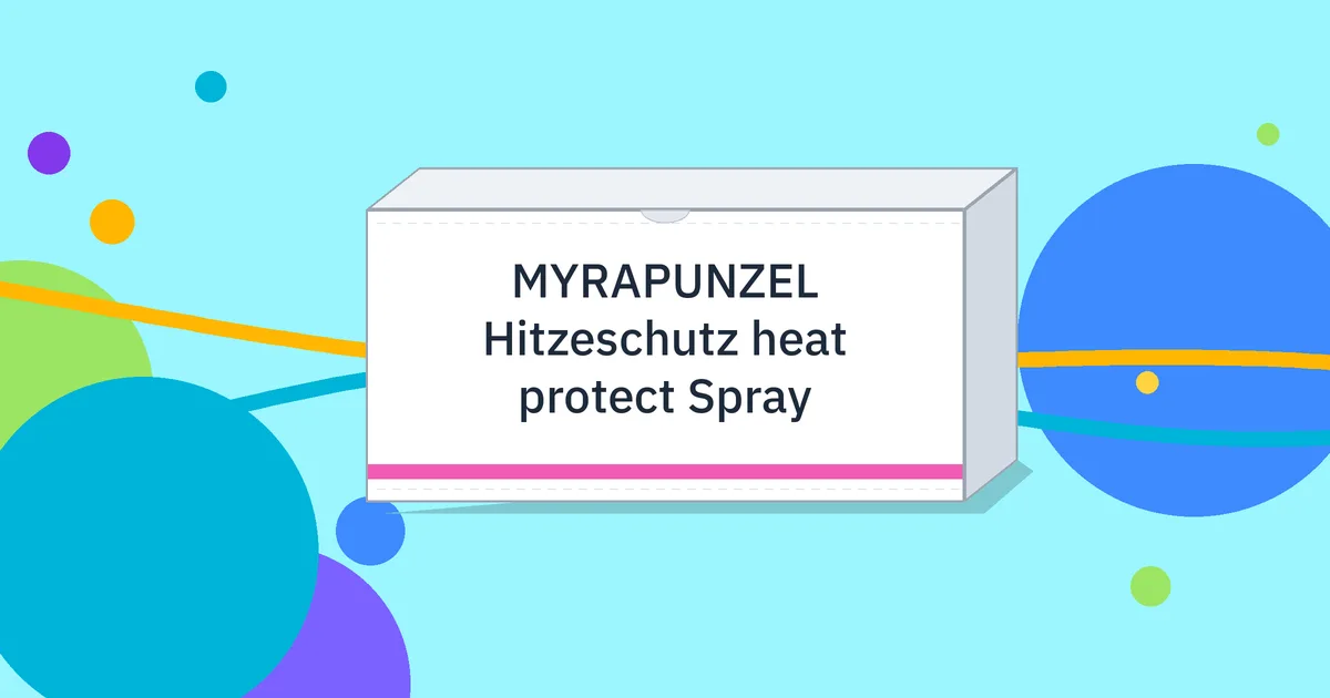 Symbolbild: Packung mit der Aufschrift MYRAPUNZEL Hitzeschutz heat protect Spray (PZN 17856024) – Verfügbarkeit und Bezug in Apotheken in Frankfurt am Main