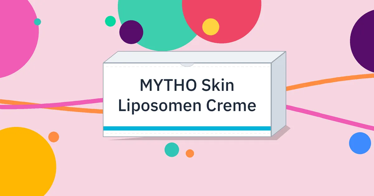 Symbolbild: Packung mit der Aufschrift MYTHO Skin Liposomen Creme (PZN 03685984) – Verfügbarkeit und Bezug in Apotheken in Frankfurt am Main