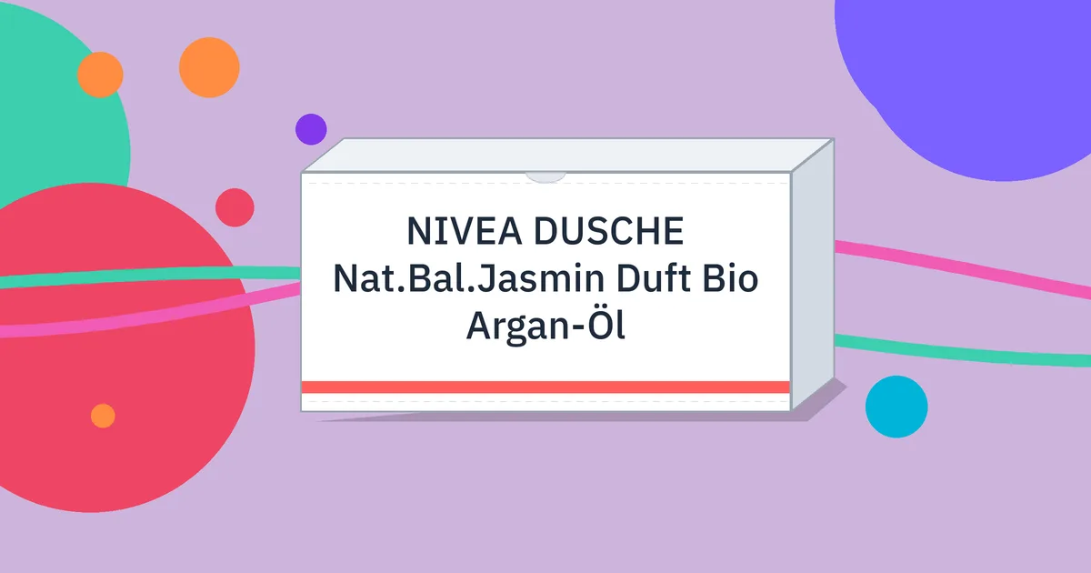 Symbolbild: Packung mit der Aufschrift NIVEA DUSCHE Nat.Bal.Jasmin Duft Bio Argan-Öl (PZN 17624420) – Verfügbarkeit und Bezug in Apotheken in Frankfurt am Main