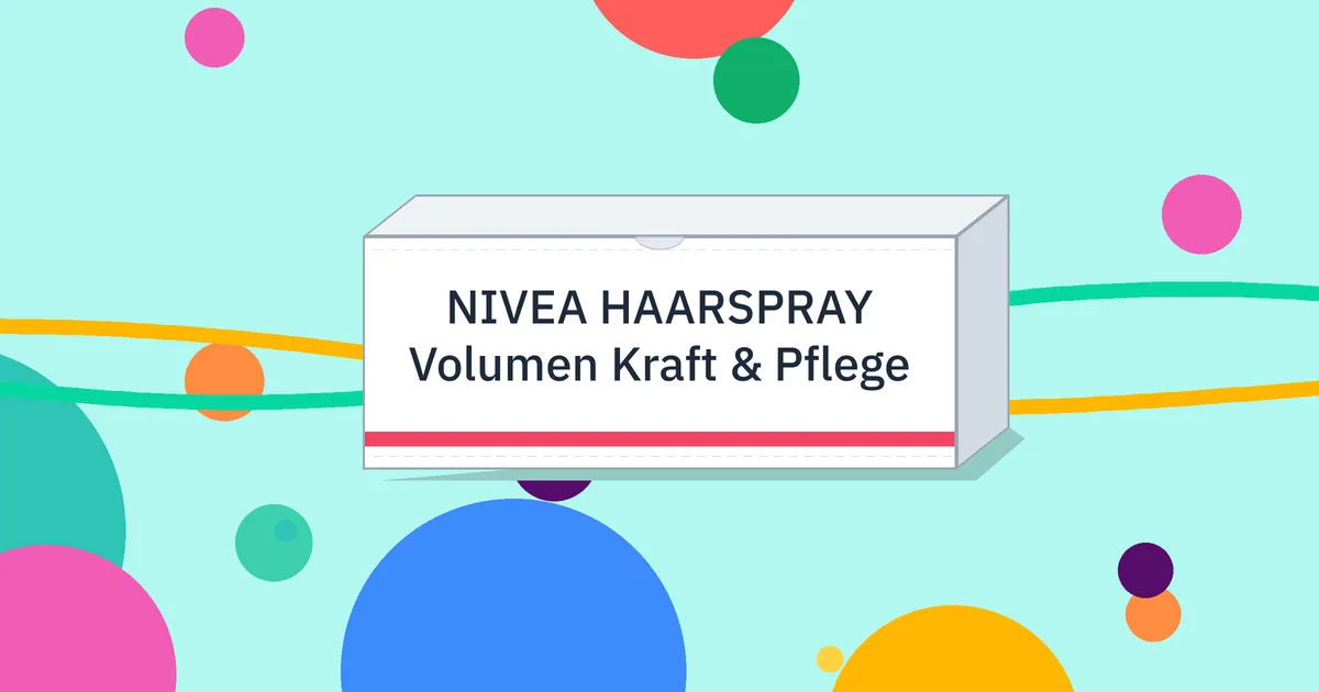 Symbolbild: Packung mit der Aufschrift NIVEA HAARSPRAY Volumen Kraft & Pflege (PZN 13590836) – Verfügbarkeit und Bezug in Apotheken in Frankfurt am Main