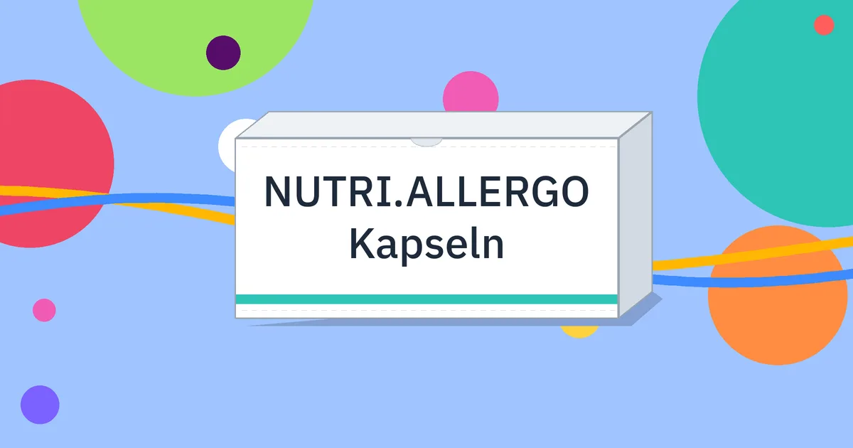Symbolbild: Packung mit der Aufschrift NUTRI.ALLERGO Kapseln (PZN 18352260) – Verfügbarkeit und Bezug in Apotheken in Frankfurt am Main