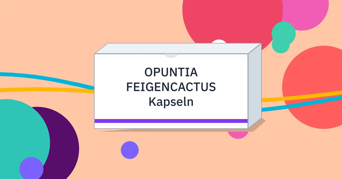 Symbolbild: Packung mit der Aufschrift OPUNTIA FEIGENCACTUS Kapseln (PZN 07660797) – Verfügbarkeit und Bezug in Apotheken in Frankfurt am Main