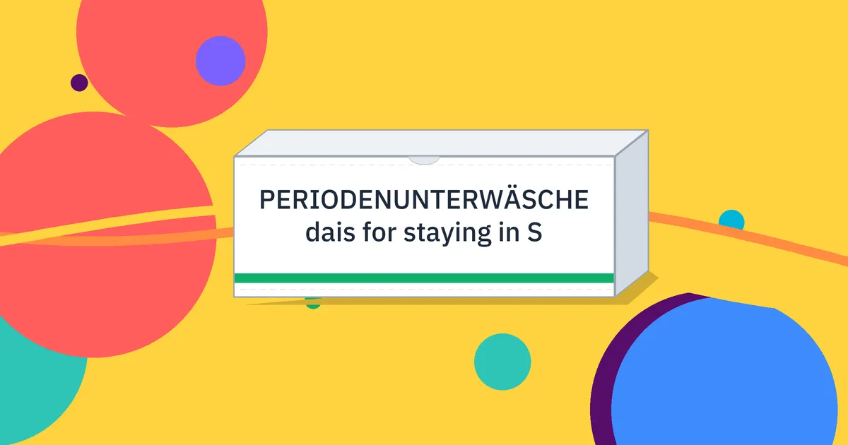 Symbolbild: Packung mit der Aufschrift PERIODENUNTERWÄSCHE dais for staying in S (PZN 18331329) – Verfügbarkeit und Bezug in Apotheken in Frankfurt am Main