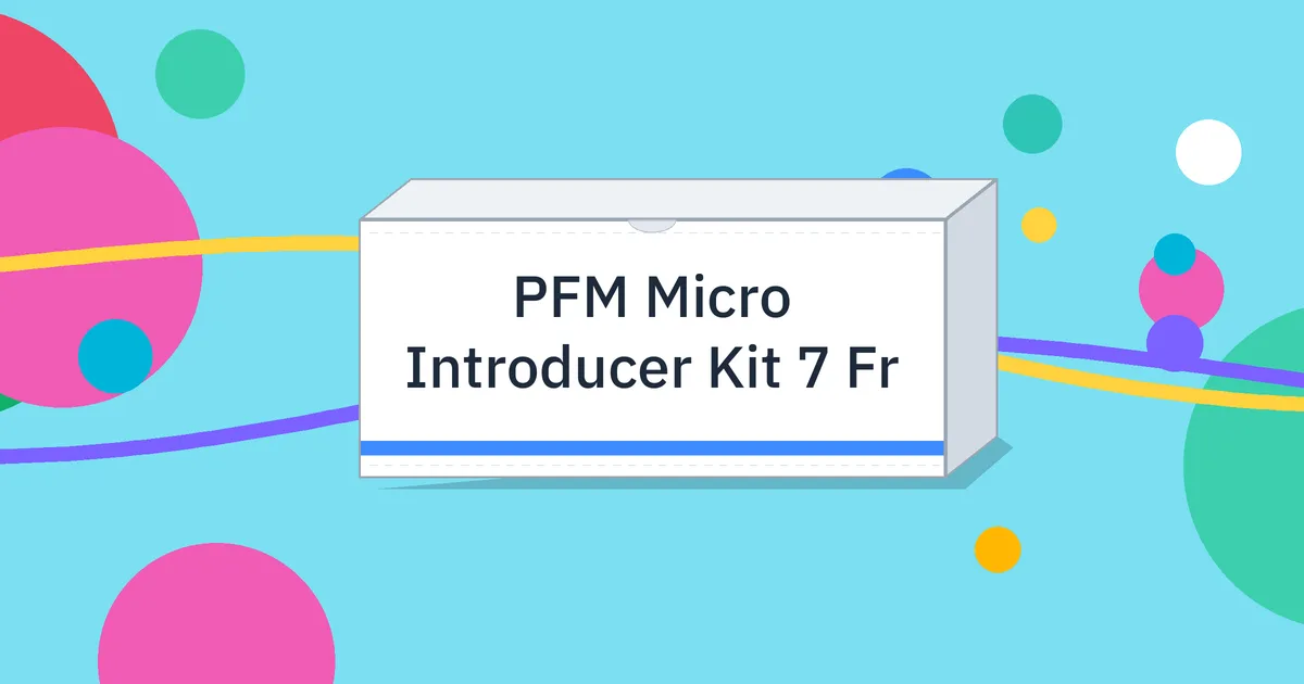 Symbolbild: Packung mit der Aufschrift PFM Micro Introducer Kit 7 Fr (PZN 11165738) – Verfügbarkeit und Bezug in Apotheken in Frankfurt am Main