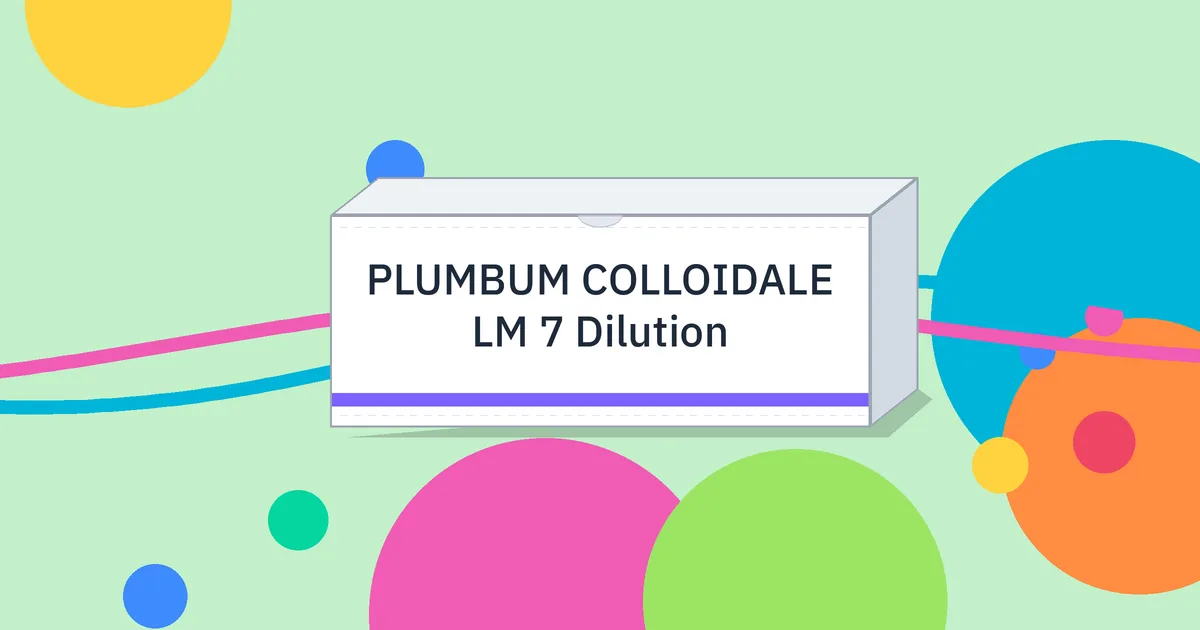Symbolbild: Packung mit der Aufschrift PLUMBUM COLLOIDALE LM 7 Dilution (PZN 13040159) – Verfügbarkeit und Bezug in Apotheken in Frankfurt am Main