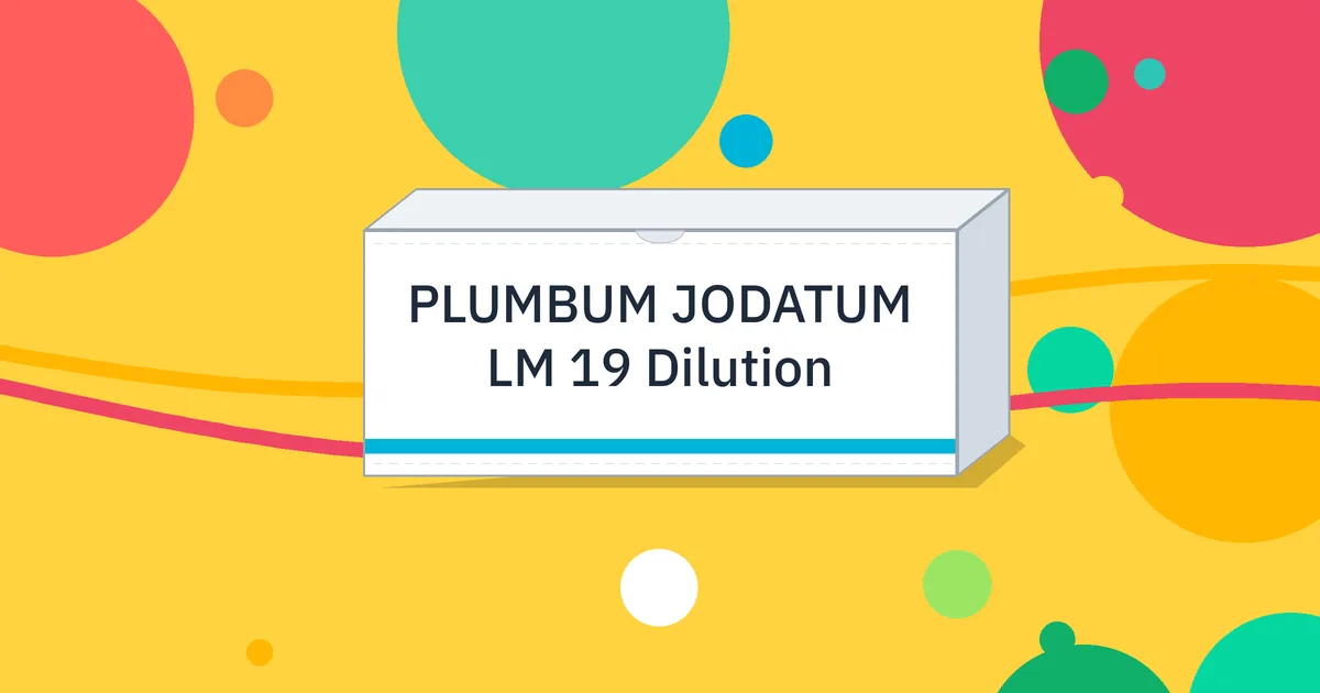 Symbolbild: Packung mit der Aufschrift PLUMBUM JODATUM LM 19 Dilution (PZN 13040774) – Verfügbarkeit und Bezug in Apotheken in Frankfurt am Main