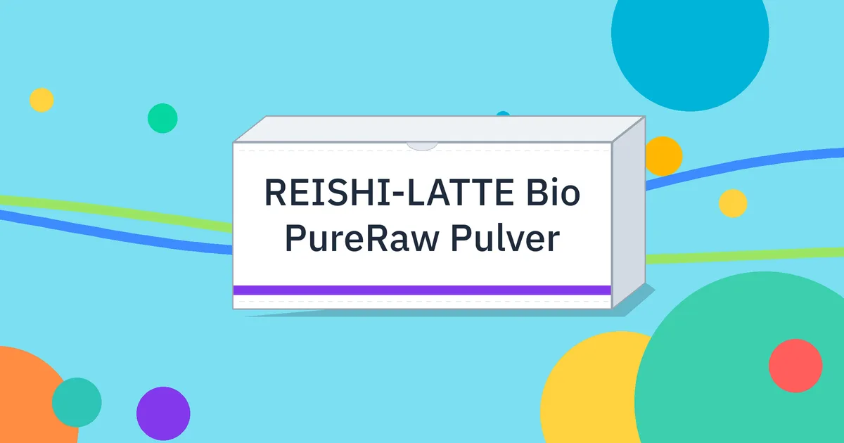 Symbolbild: Packung mit der Aufschrift REISHI-LATTE Bio PureRaw Pulver (PZN 16805740) – Verfügbarkeit und Bezug in Apotheken in Frankfurt am Main