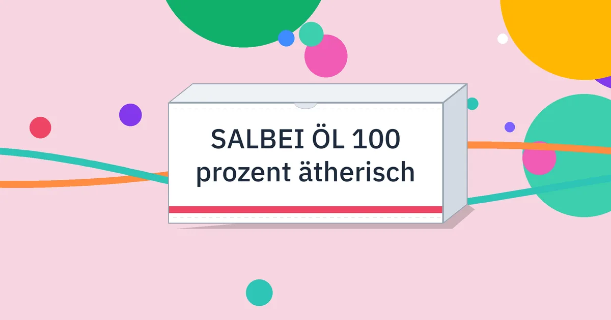 Symbolbild: Packung mit der Aufschrift SALBEI ÖL 100 prozent ätherisch (PZN 07204964) – Verfügbarkeit und Bezug in Apotheken in Frankfurt am Main