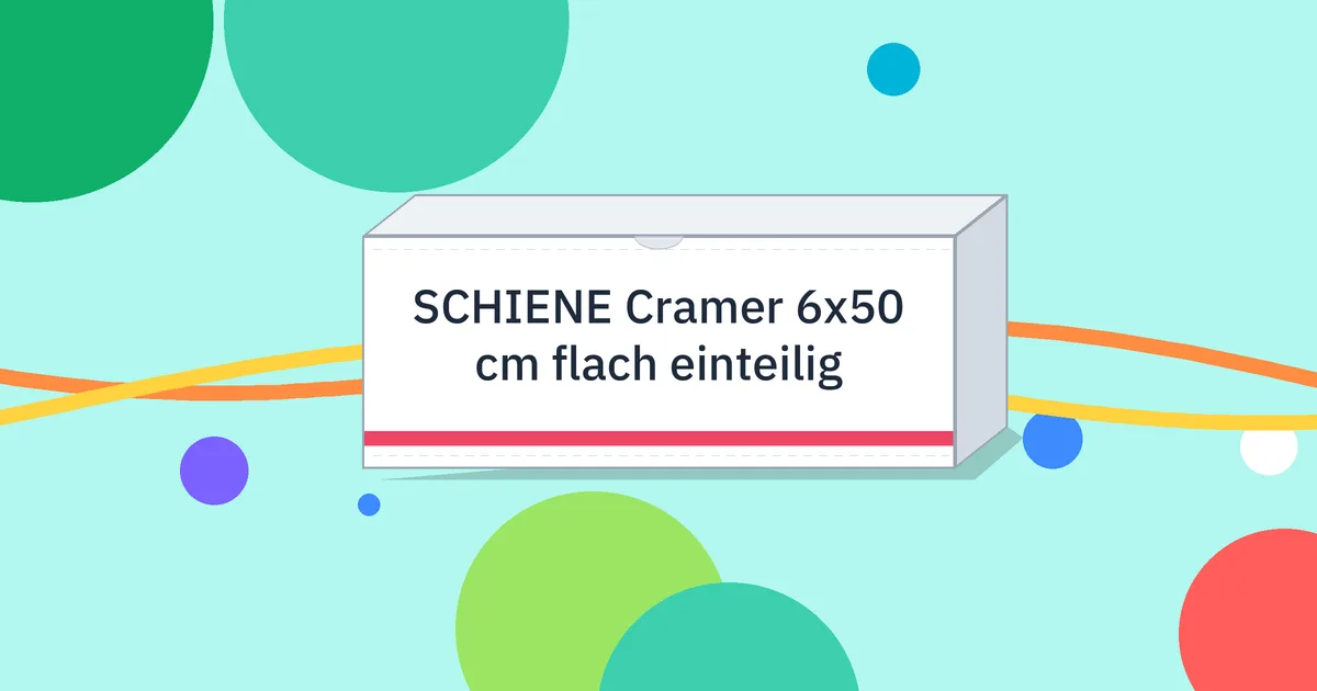 Symbolbild: Packung mit der Aufschrift SCHIENE Cramer 6x50 cm flach einteilig (PZN 01736039) – Verfügbarkeit und Bezug in Apotheken in Frankfurt am Main