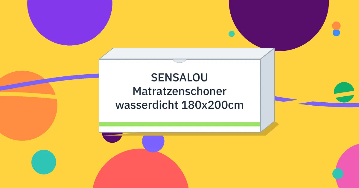 Symbolbild: Packung mit der Aufschrift SENSALOU Matratzenschoner wasserdicht 180x200cm (PZN 16872038) – Verfügbarkeit und Bezug in Apotheken in Frankfurt am Main