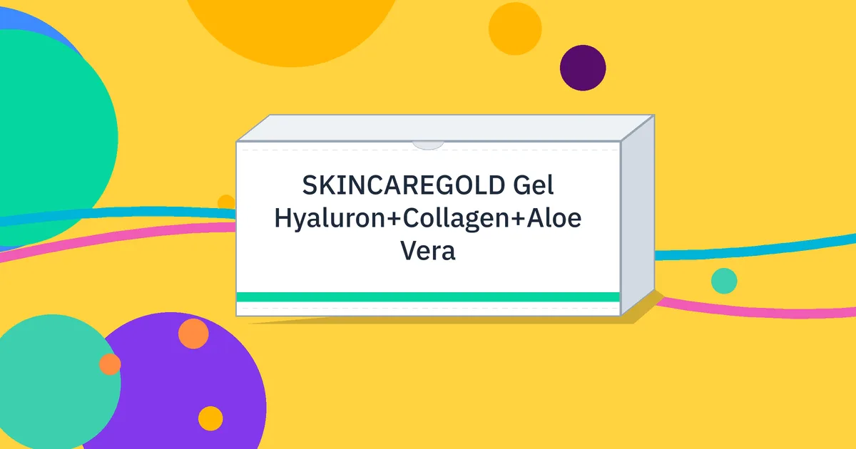 Symbolbild: Packung mit der Aufschrift SKINCAREGOLD Gel Hyaluron+Collagen+Aloe Vera (PZN 18724187) – Verfügbarkeit und Bezug in Apotheken in Frankfurt am Main