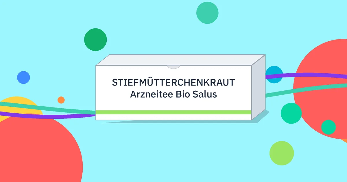 Symbolbild: Packung mit der Aufschrift STIEFMÜTTERCHENKRAUT Arzneitee Bio Salus (PZN 19186846) – Verfügbarkeit und Bezug in Apotheken in Frankfurt am Main